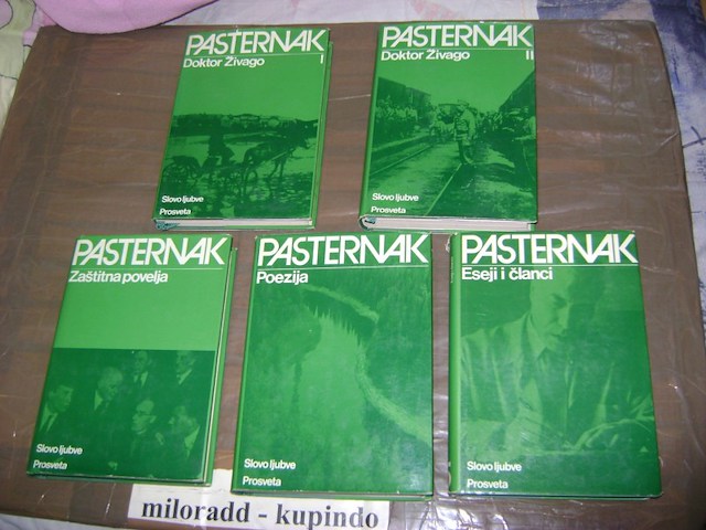 Boris Pasternak,komplet 5 knjiga