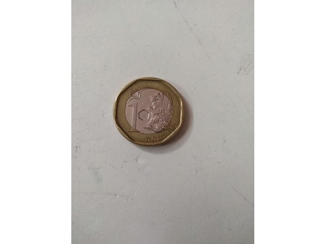 1 dolar Singapur,  2014.