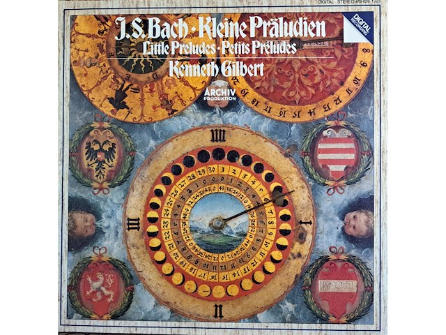 LP: J.S. BACH / KENNETH GILBERT - KLEINE PRALUDIEN (GER