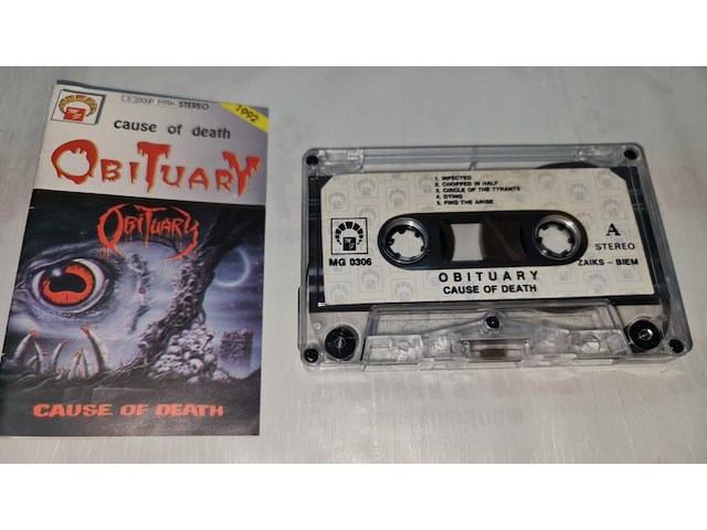 Obituary - Cause of death