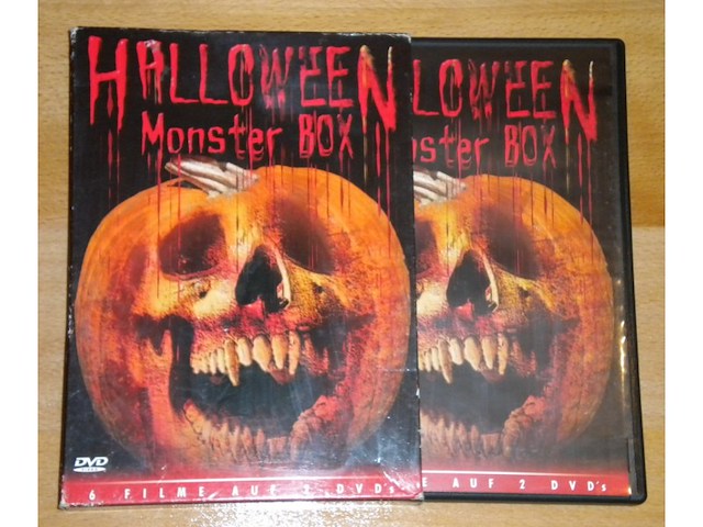 DVD `Halloween Monster Box` (2x DVD 6 filmova)