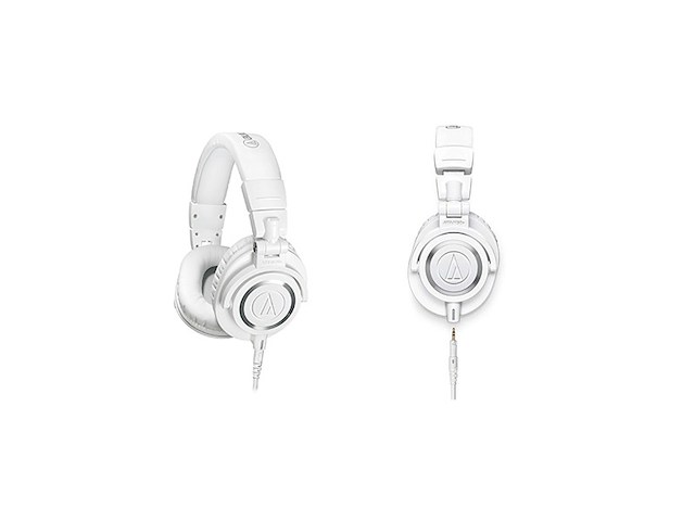 Audio-Technica - ATH-M50WH Bele , Headphone, Slušalice