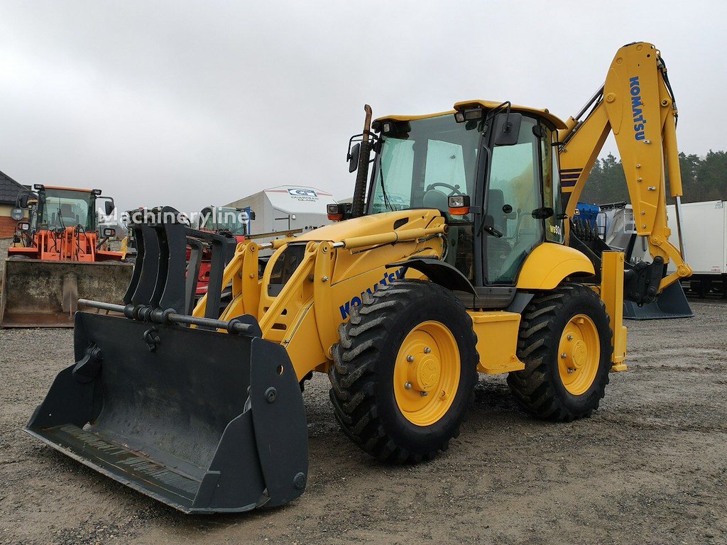 Komatsu WB 93S-5E0 Bez Luzów Zadbana Sprawna Super Stan !!! bager-utovarivač