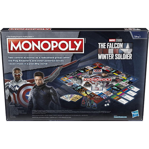 Monopoly društvena igra The Falcon and the Winter Soldier Edition F5851UE21