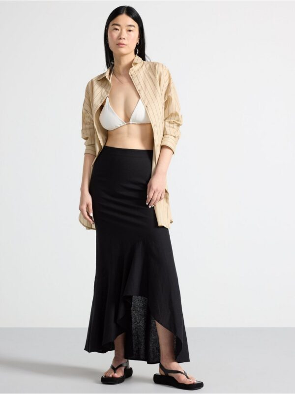 Suknja – Maxi skirt in linen blend