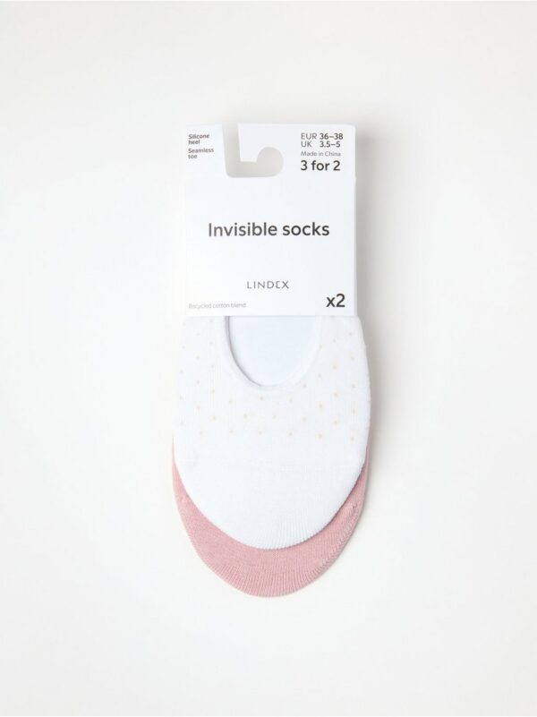 Čarape – 2-pack invisible socks