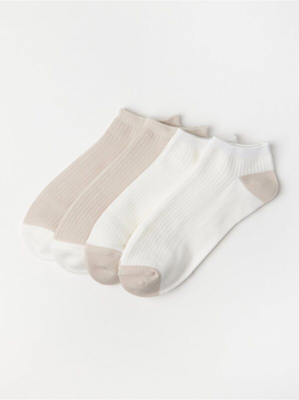 Čarape – 4-pack ribbed ankle socks