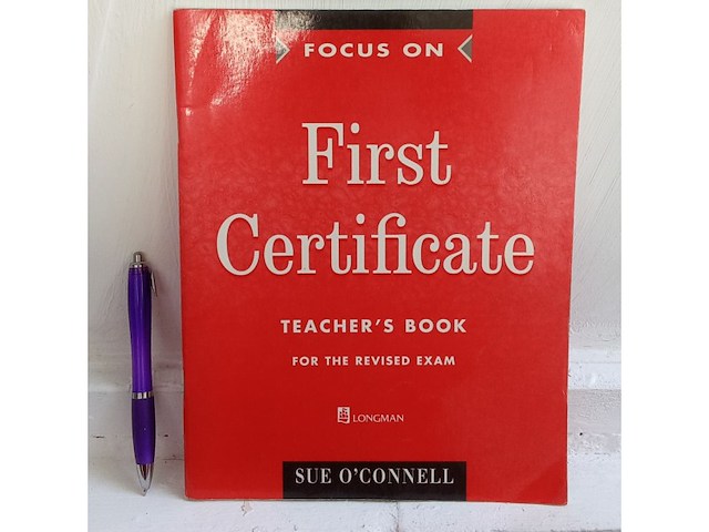FIRST CERTIFICATE TEACHERS BOOK FOR THE REVISED EXAM