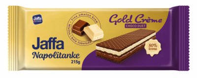 NAPOLITANKE GOLD CREME CHOCO DUET JAFFA 215G
NAPOLITANKE GOLD CREME CHOCO DUET JAFFA 215G