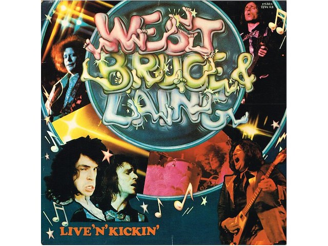 West, Bruce &; Laing ‎– Live `N` Kickin` (LP), GERMANY