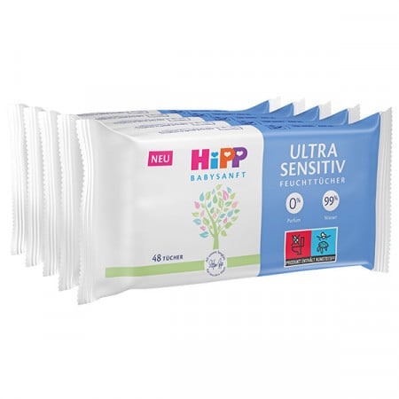 HIPP BABYSANFT Ultra sensitive vlažne maramice 5x48