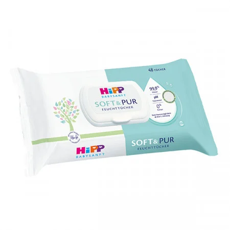 HIPP BABYSANFT Soft&Pure vlažne maramice 1x48