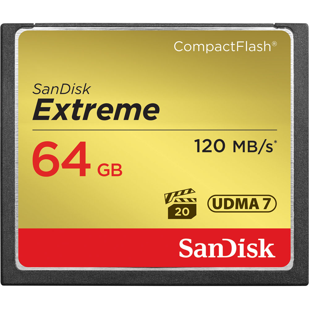 SanDisk Extreme CF 64GB 120Mb/s (SDCFXSB-064G)