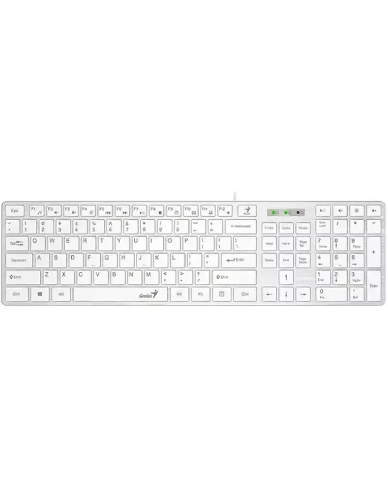 Tastatura Genius SlimStar 126 USB YU Bela