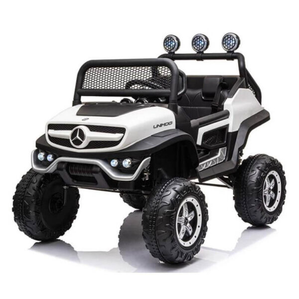 Džip Mercedes Unimog na akumulator MB1601 – beli