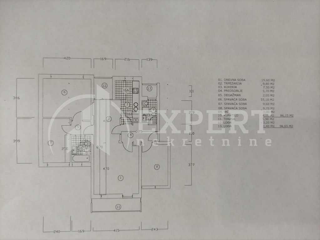 Trosoban stan, 95 m2, Centar, Svetozara Markovića ID: p-06507