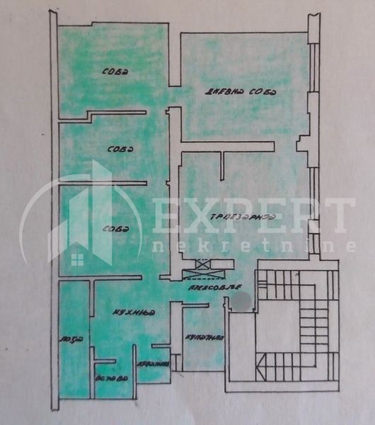 četvorosoban stan, 132 m2, Medijana, Obrenovićeva ID: p-0407