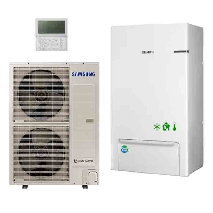 TOPLOTNA PUMPA SPLIT SAMSUNG 12 kw AE120JXEDGH/EU+AE160JNYDEH/EU 400 V