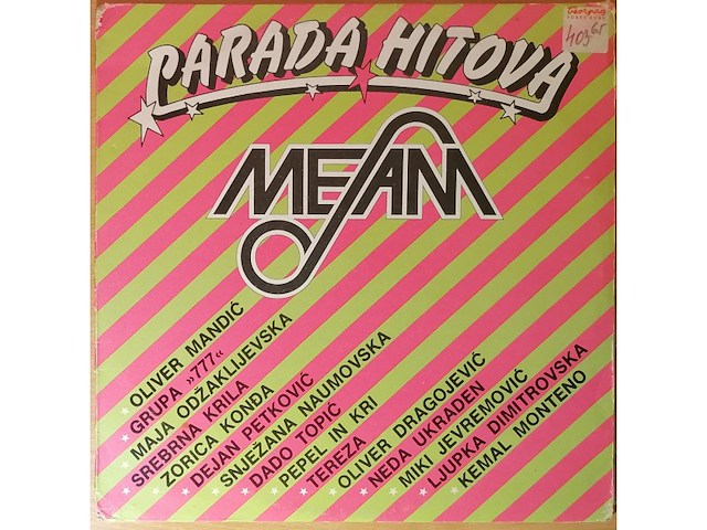 LP V/A - Mesam 1, parada hitova (1984) VG+, veoma dobra