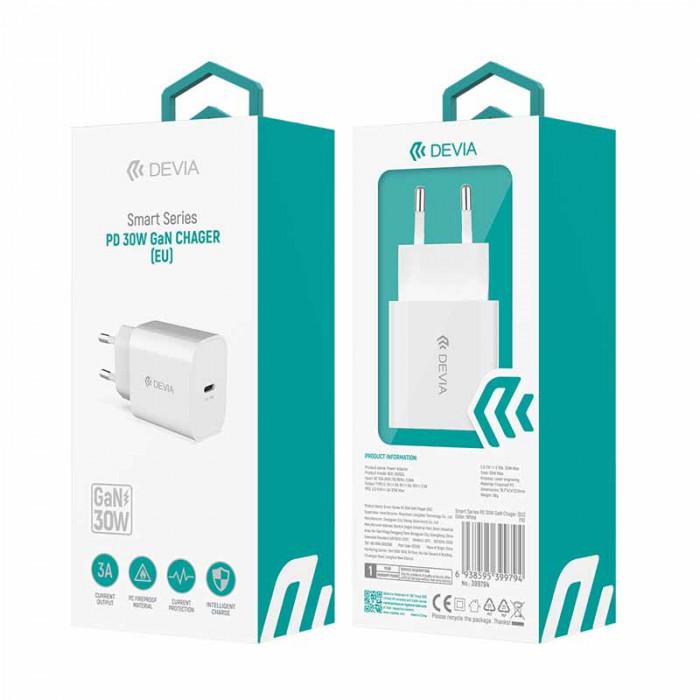 Devia Smart Series PD 30W Gan Charger Beli