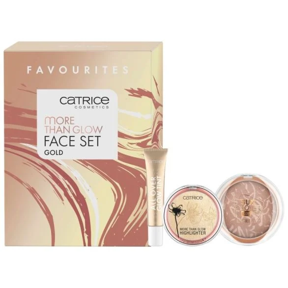 Catrice more than glow gold set za lice