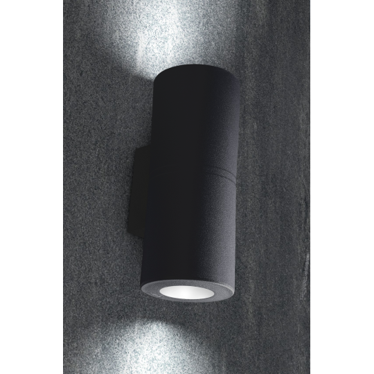 LAMPA ZIDNA FRANCA LED 2X3.5W/2700-4000K CRNA 900163