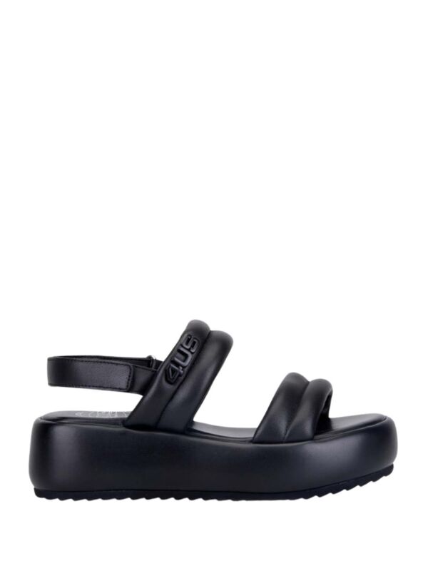 4US - Crne ženske sandale