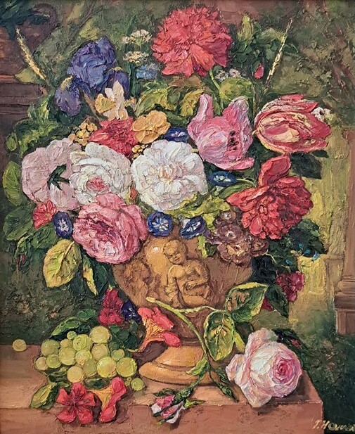 Umetnička slika Cveće 3 slikarka Olja Nikonova
