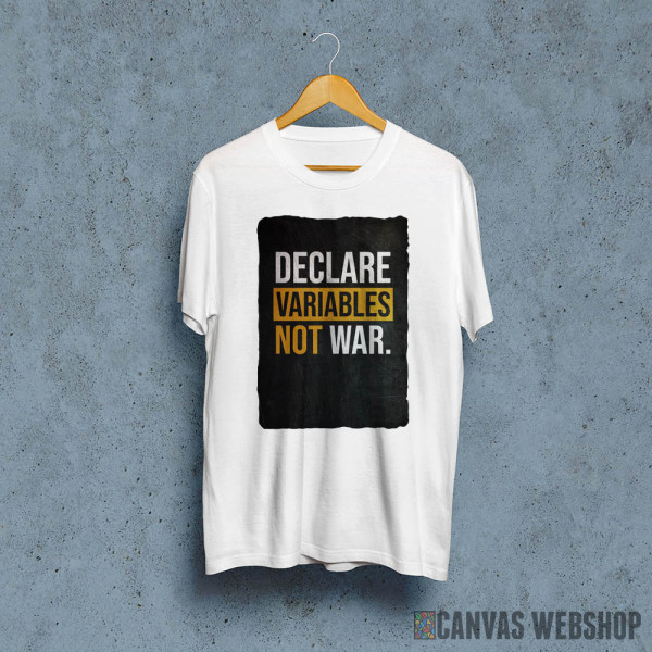 Variables not War