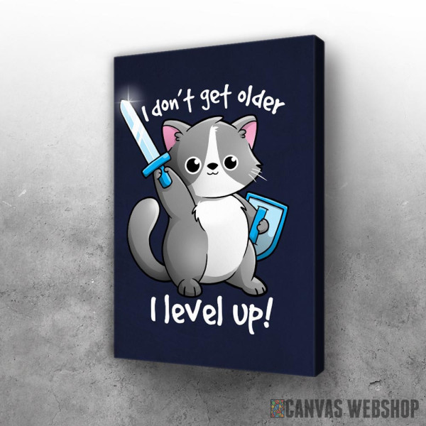 Slika level up cat