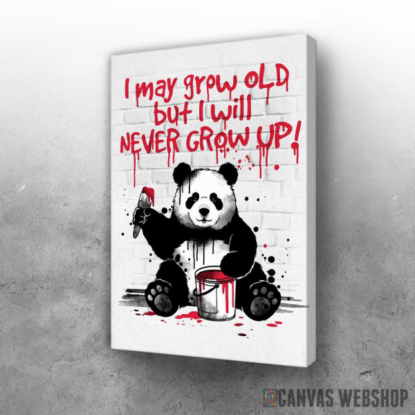 Panda never grow up