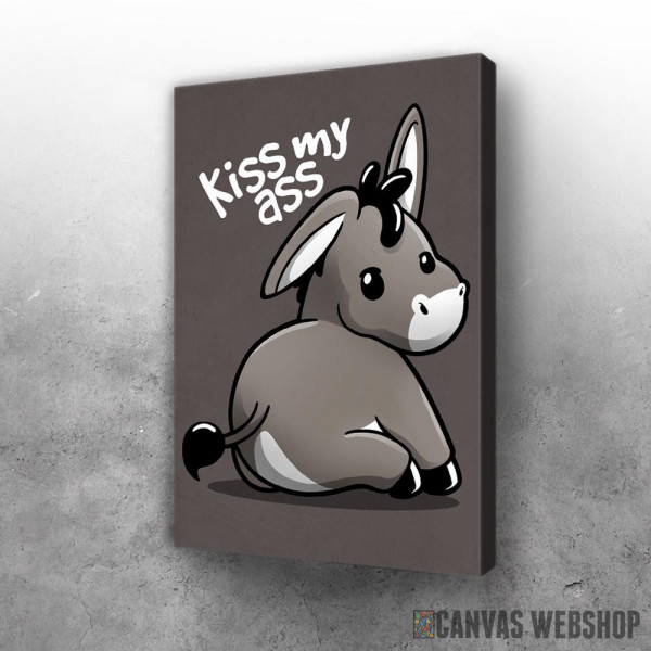 kiss my ass donkey