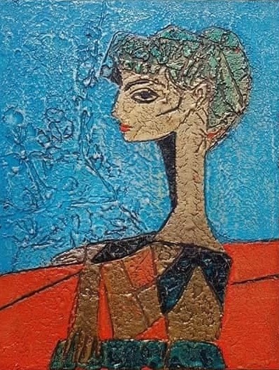 Umetnička slika Picasso – Jacqueline avec des fleurs slikar Duško Trifunović