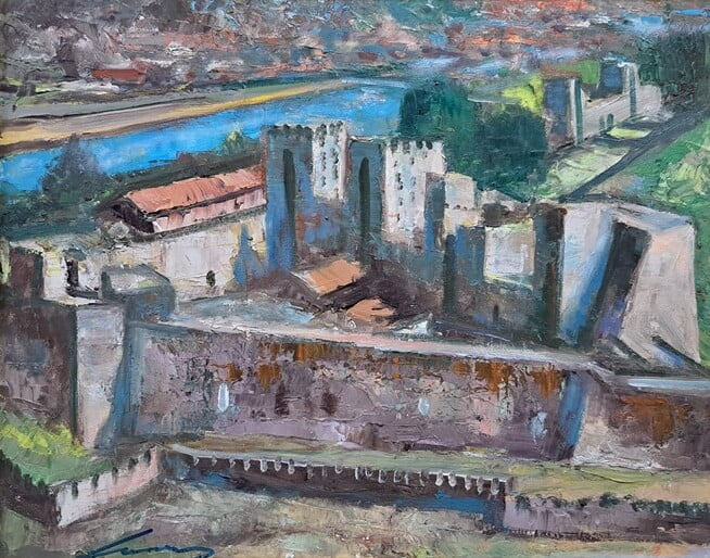 Umetnička slika Tvrđava 10 slikar Ivan Vanja Milanović