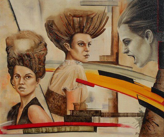 Umetnička slika Žene slikar dejan Deki Milivojević