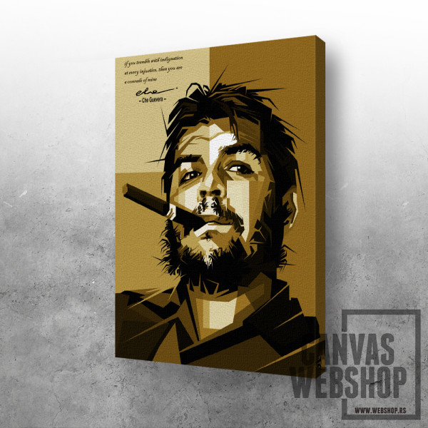 Che Guevara with cigar