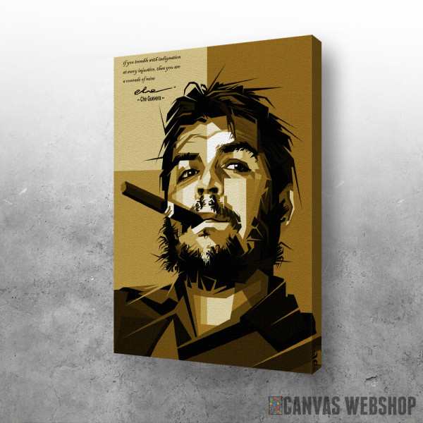 Che Guevara with cigar