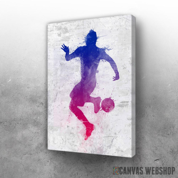 Slika Soccer player painted 2