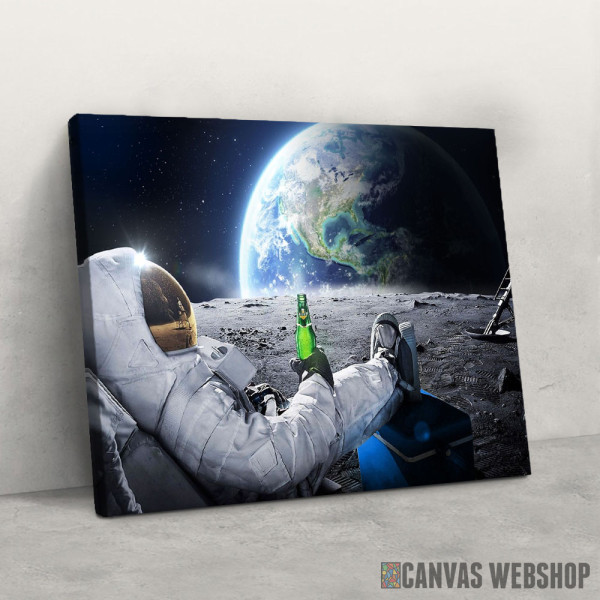 Slika Astronaut pije pivo