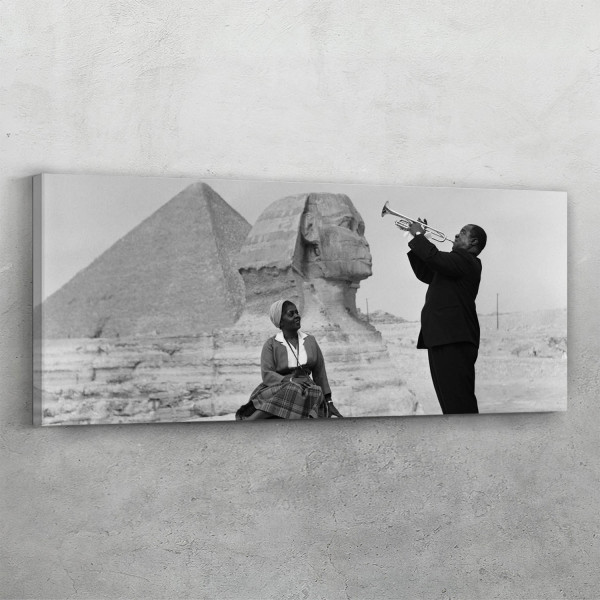 Slika Louis armstrong egipatske piramide