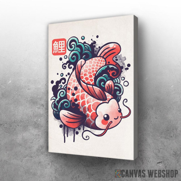 Slika Koi carp fish watercolor