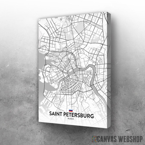 Slika Sankt Petersburg mapa