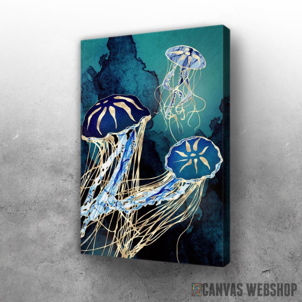 Slika Metallic Jellyfish III
