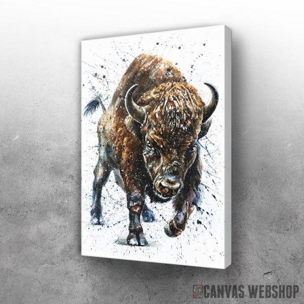 Slika Buffalo watercolor