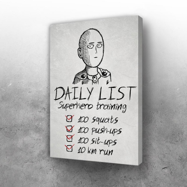 Slika Daily list superhero