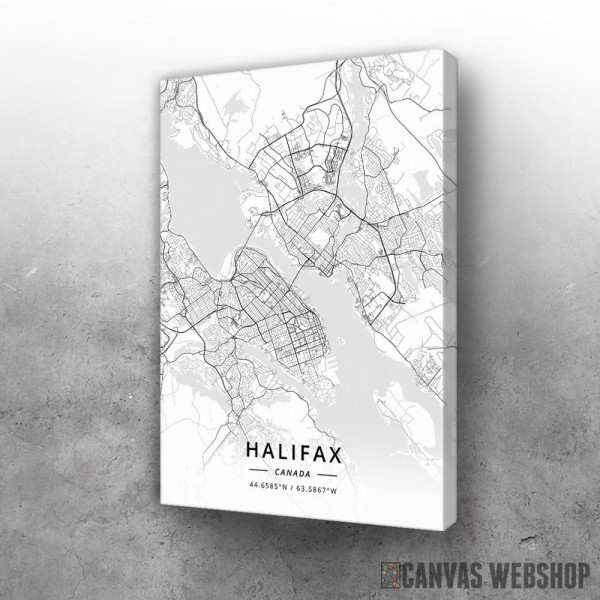 Slika Halifax mapa - white