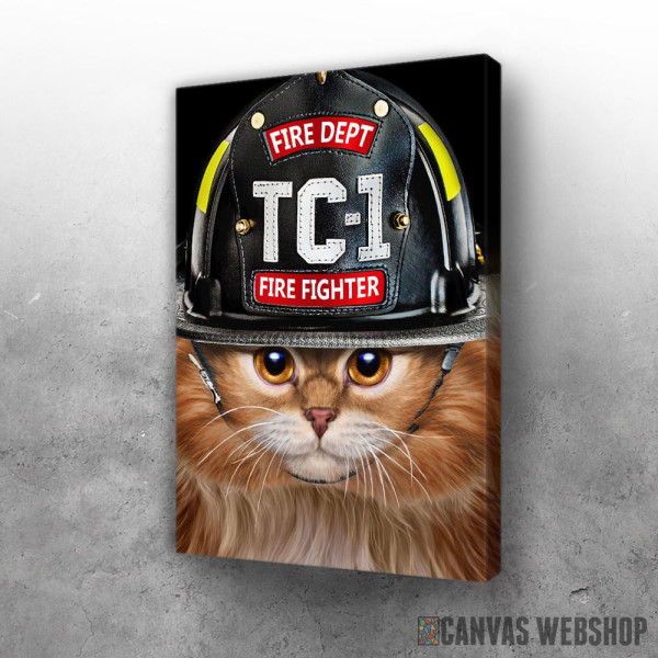 Slika Brave Firefighter Cat