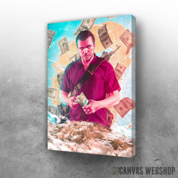 Slika GTA V Michael Poster
