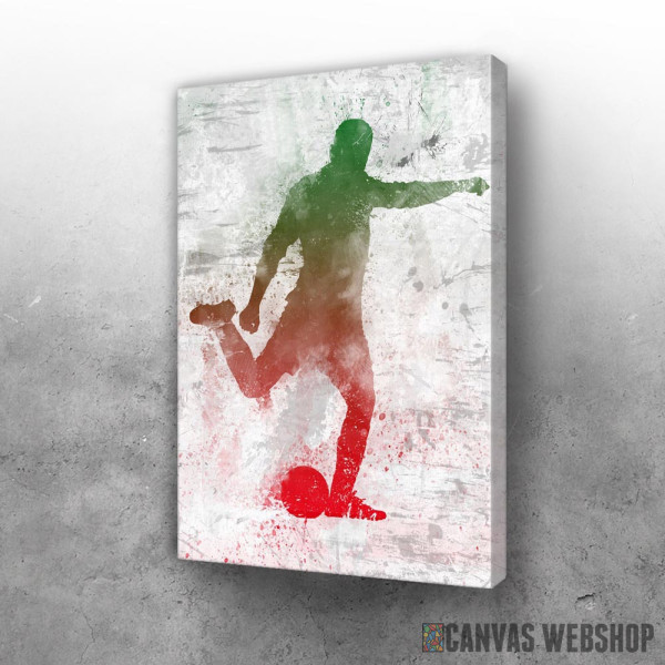 Slika Soccer player painted 4