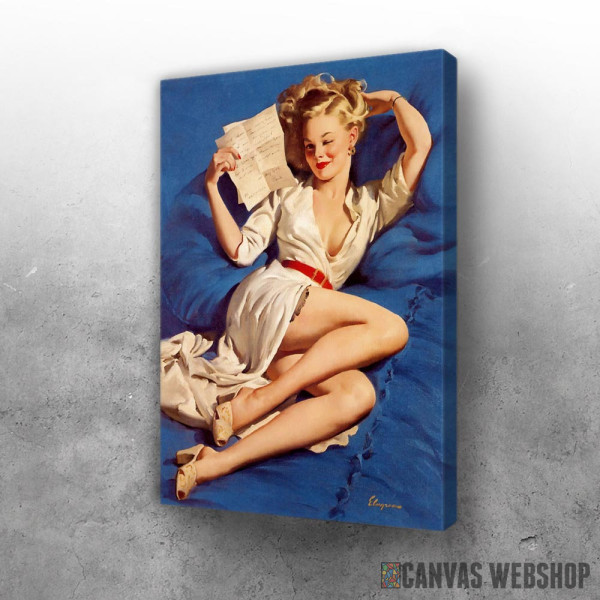 Slika Vintage Pin Up Girl
